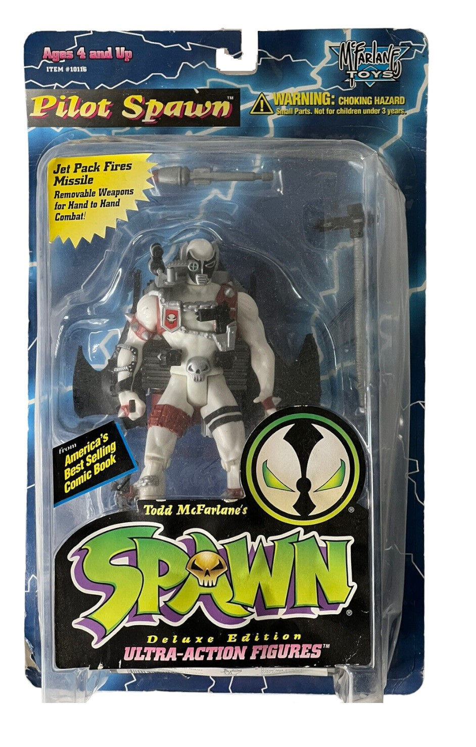 Spawn Deluxe Edition Pilot Spawn White Variant McFarlane Toys