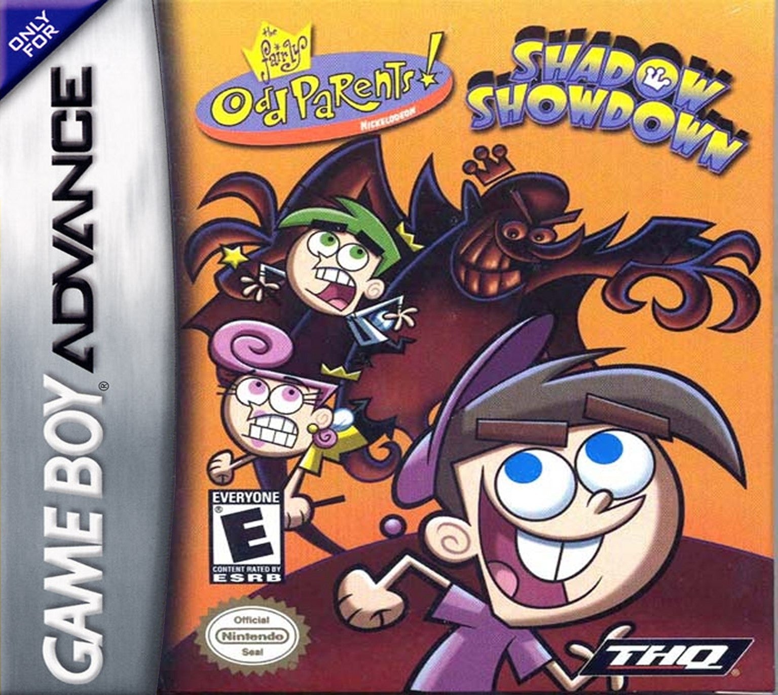 Nintendo GameBoy Advance Fairy Oddparents Shadow Showdown, Boxed with