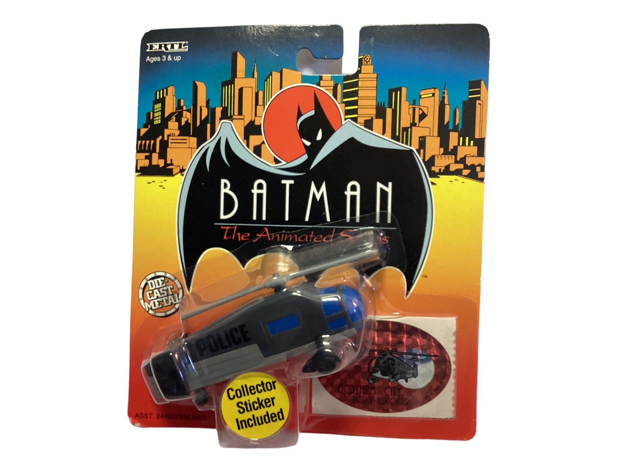 Batman The Animated Series ERTL Gotham City Police Helicopter