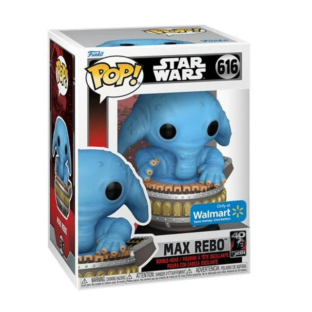 Funko Pop Star Wars Max Rebo, Return of the Jedi 40th Anniversary, Wal