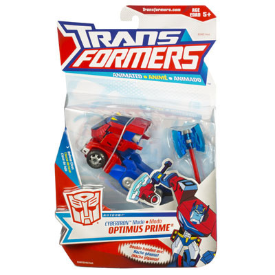 Transformers Animated Deluxe Class Cybertron Mode Optimus Prime, 2007