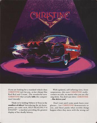 Christine (1983) Steelbook Blu-ray