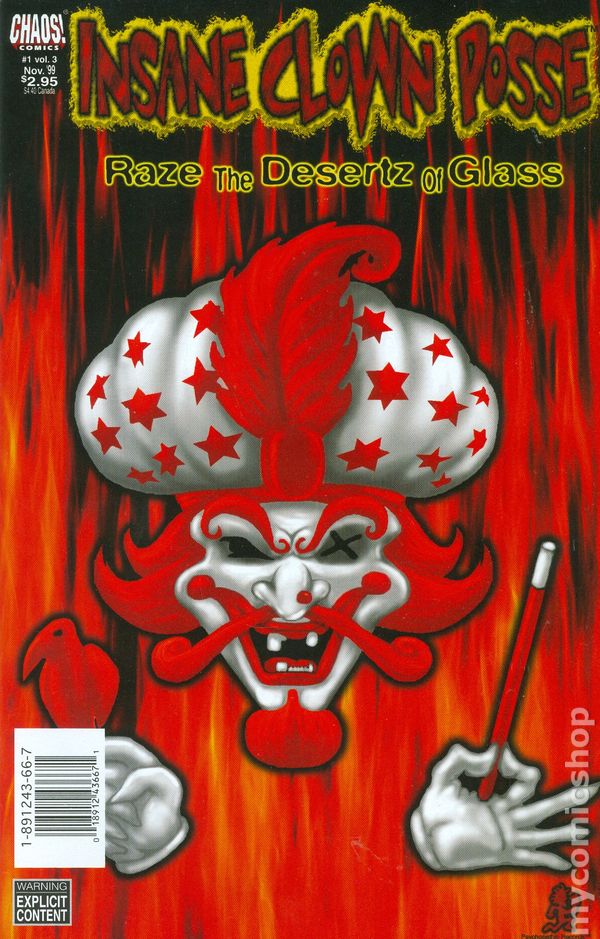 ICP Insane Clown Posse #1C Red Clown Variant Chaos Comics