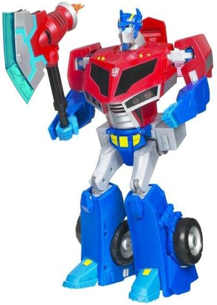 2008 Transformers Animated Roll Out Optimus Prime (Not Packaged, Compl