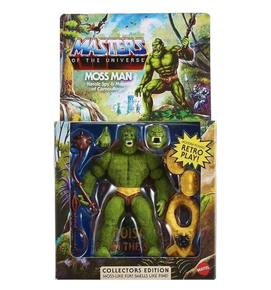 2023 Mattel Masters of the Universe Origins Moss Man Collectors Editio