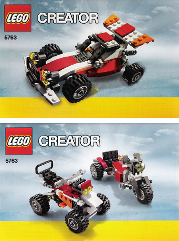 Dune Hopper 5763 MANUAL SET ONLY, Lego Creator