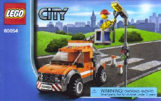 Light Repair Truck 60054 MANUAL ONLY, Lego City