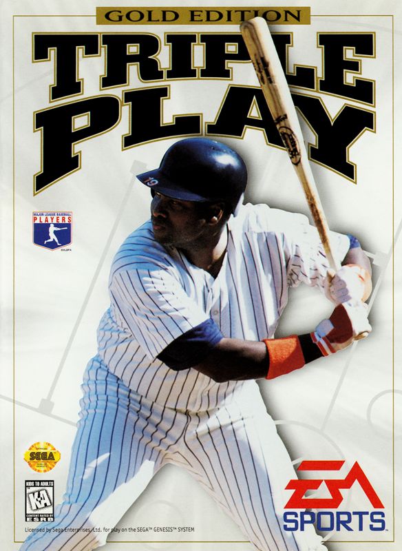 Sega Genesis Triple Play Golden Edition, Boxed no Instructions