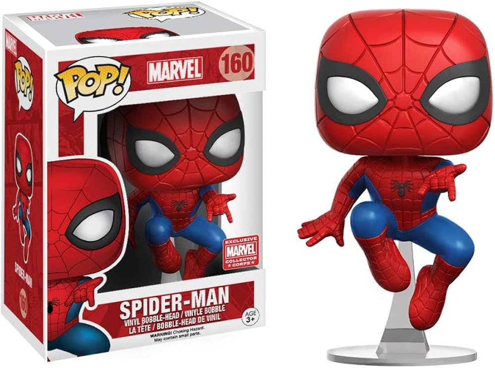 Funko Pop! 160 Spider-Man (Marvel Collector Corps Exclusive)