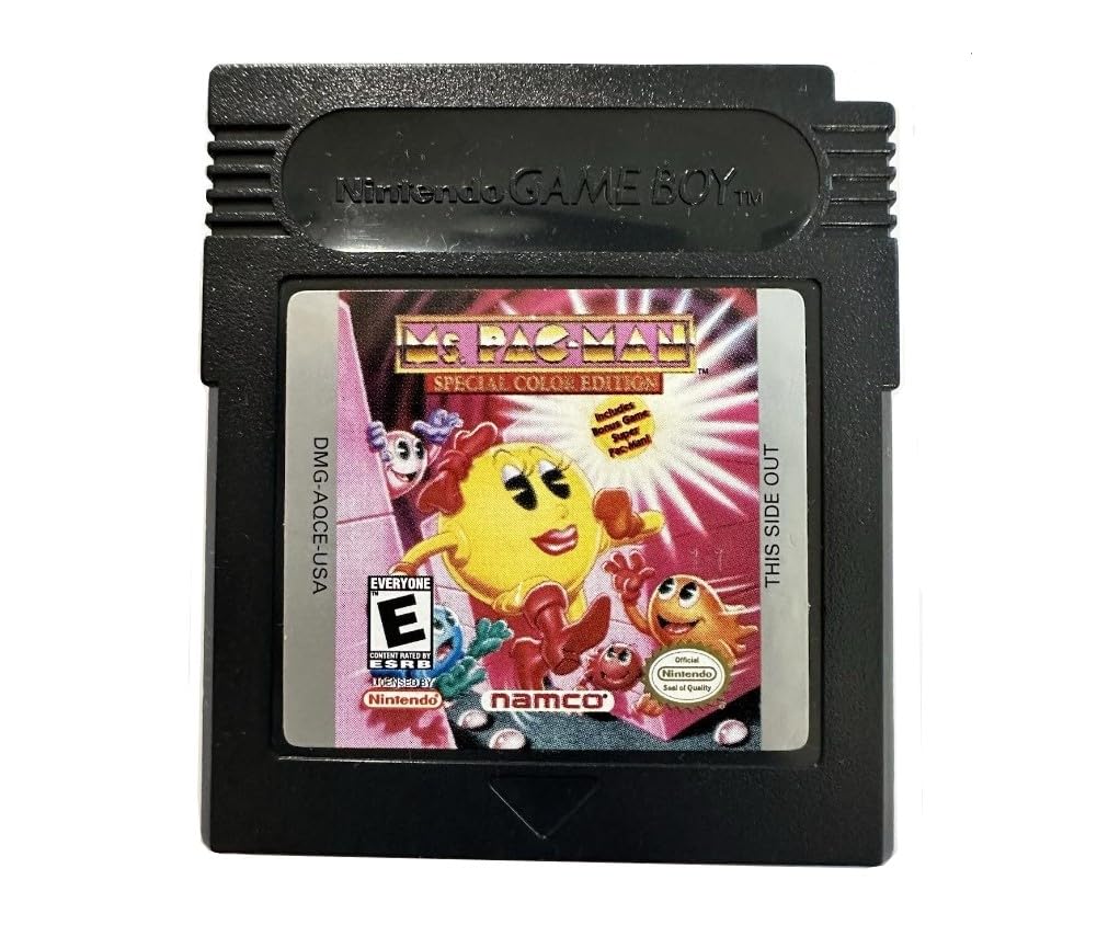 Nintendo Gameboy Color Ms. Pac-Man Special Color Edition, Not Packaged