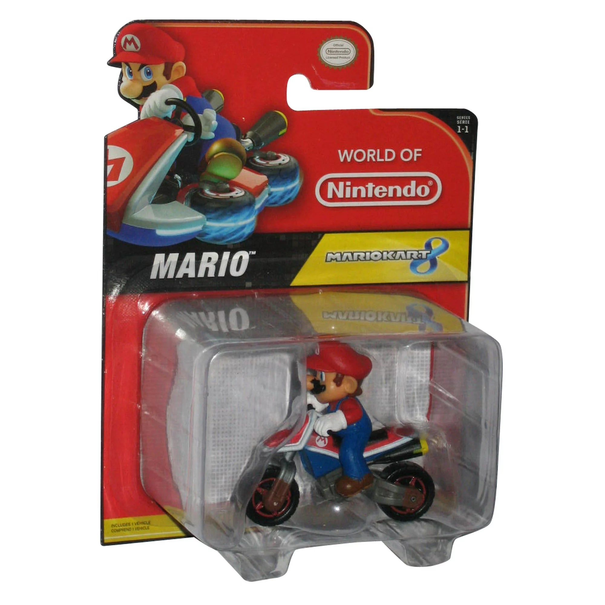 World of Nintendo Mario Kart 8 Mario on Motorcycle, Jakks Pacific