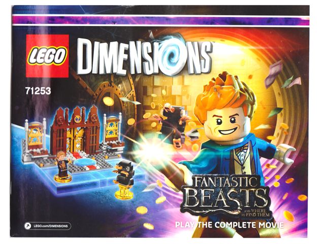 Fantastic Beasts and Where to Find Them 71253 MANUAL ONLY, Lego Dimens