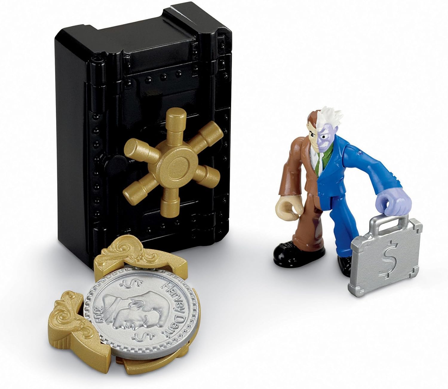 Fisher-Price Imaginext DC Super Friends Two-Face with Vault, Not packa