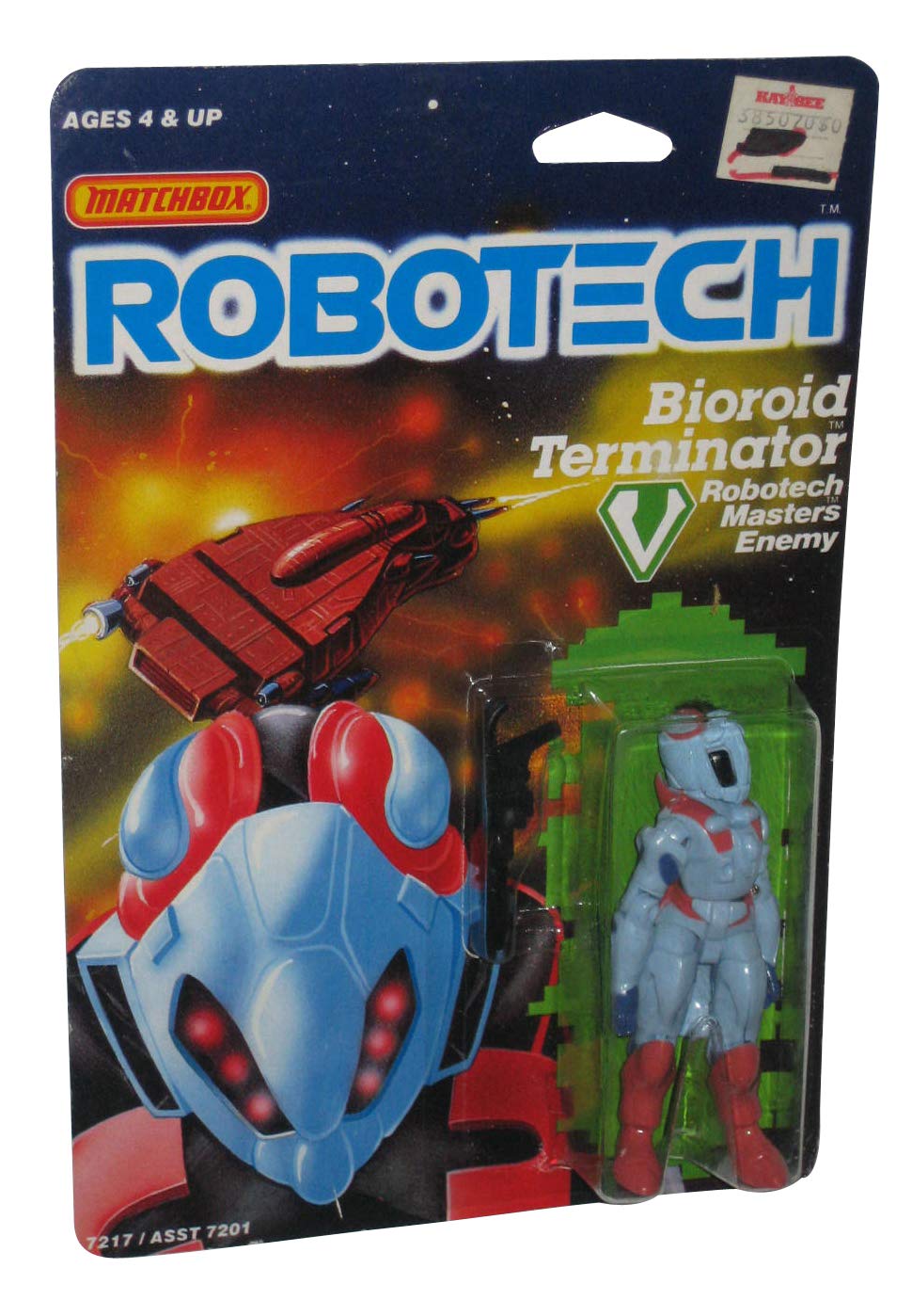 Matchbox Robotech Bioroid Terminator (Slight Damaged Card)