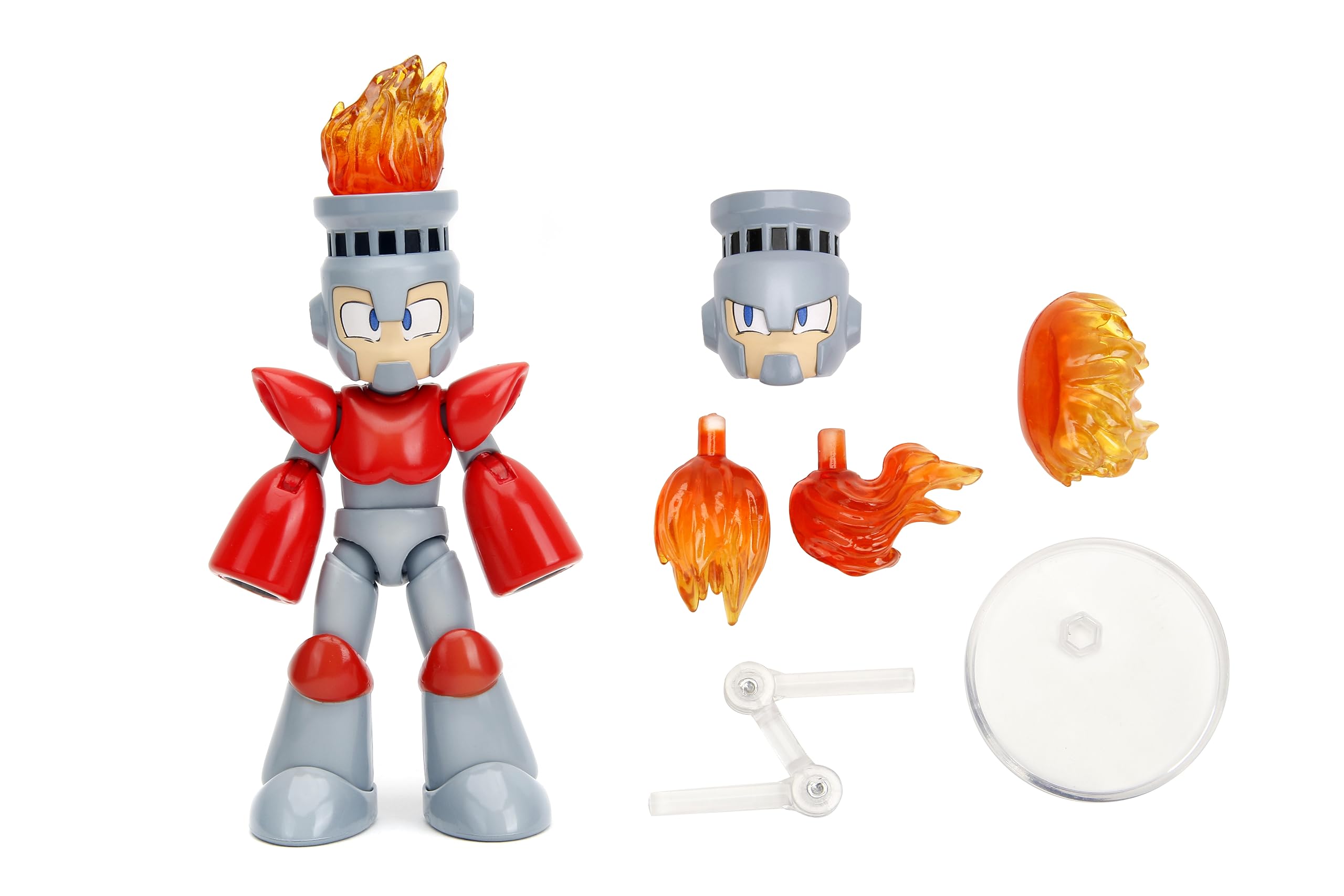 Jada Toys Mega Man Fire Man 1:12 Scale Action Figure (Not Packaged, Co