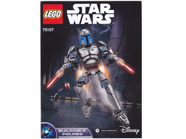 Jango Fett 75107 MANUAL ONLY, Lego Star Wars
