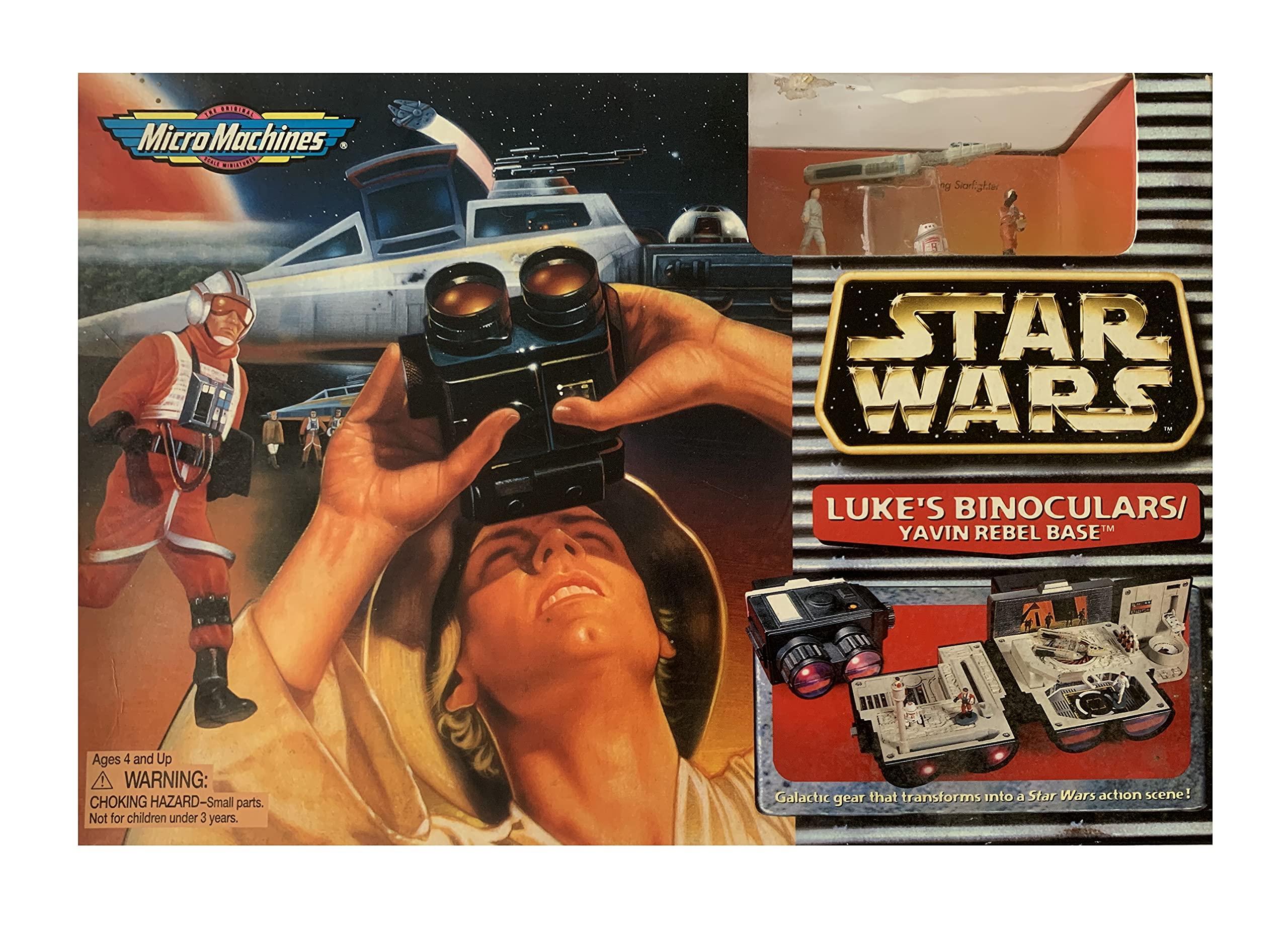 Micro Machines Star Wars Luke's Binoculars Yavin Rebel Base