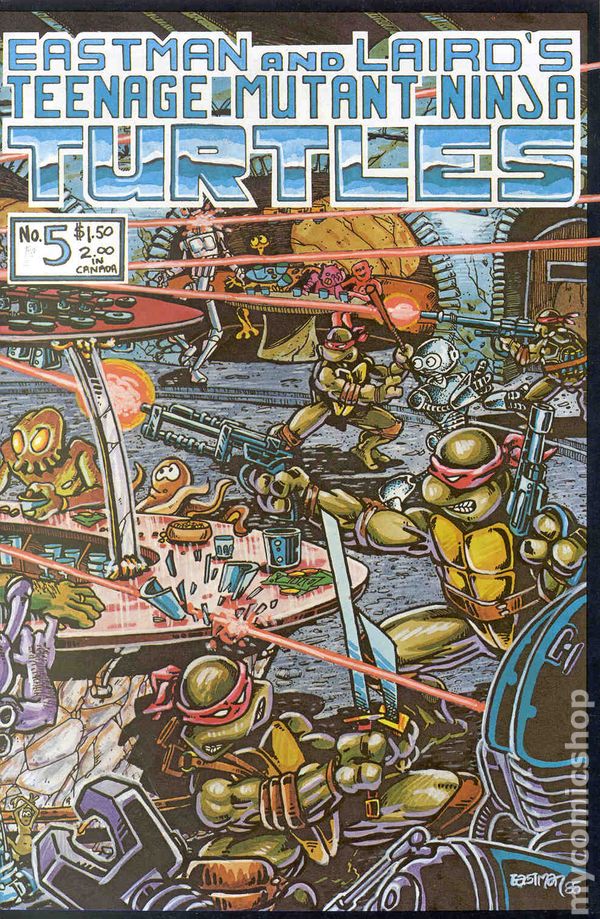 TMNT #5 1985 Mirage Comics
