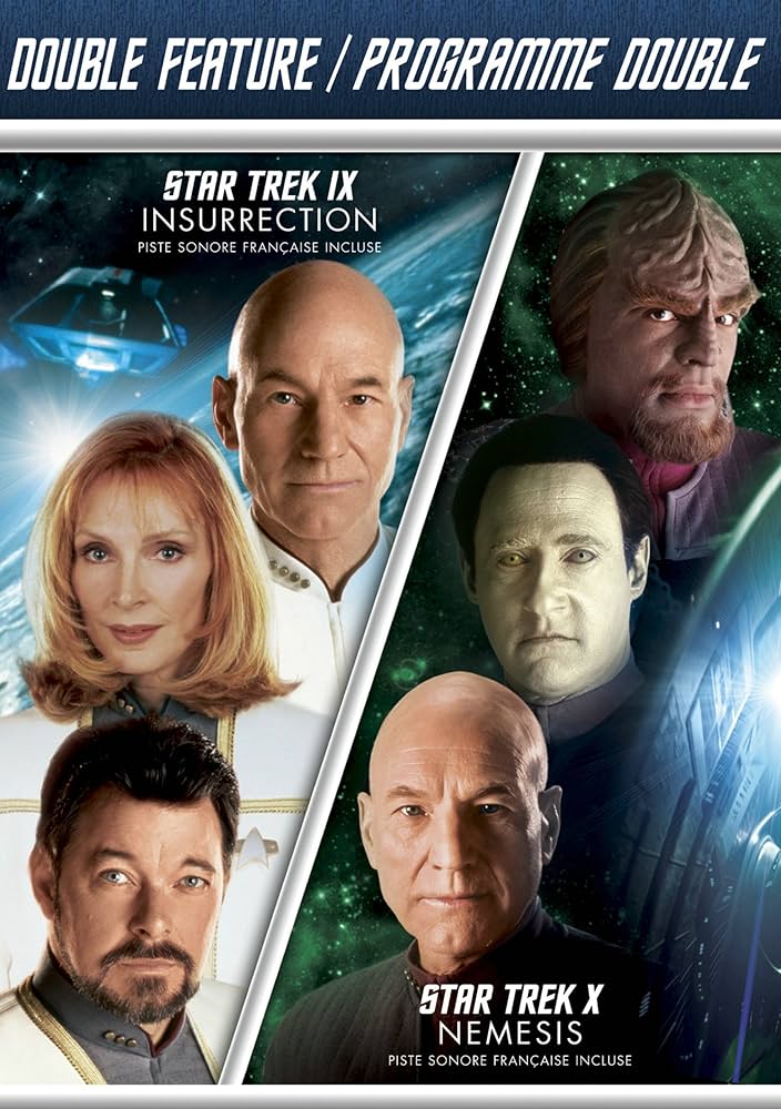 Star Trek Double Feature: IX INSURRECTION / X NEMESIS (DVD) BRAND NEW