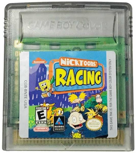 Gameboy Color Nicktoons Racing, Not Packaged Cartridge Only