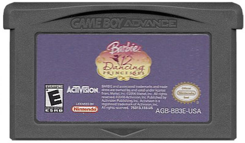Nintendo Gameboy Advance Barbie in the 12 Dancing Princesses (Not Pack