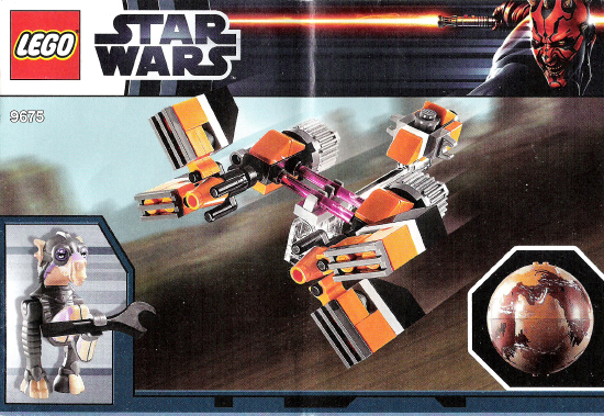 Sebulba's Podracer & Tatooine 9675 MANUAL ONLY, Lego Star Wars
