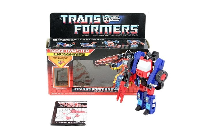 1987 Hasbro G1 Transformers Targetmaster Crosshairs (Complete W./ Open