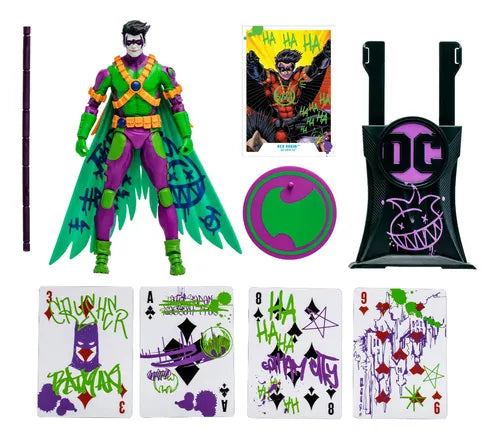 DC Multiverse Gold Label Jokerized Red Robin, Non Packaged Complete, M