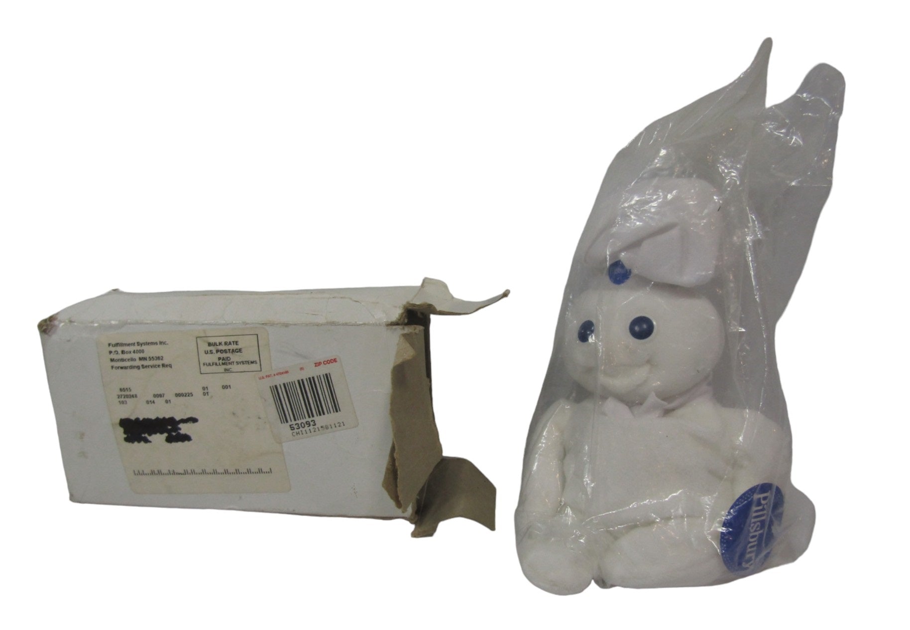 Mailaway Pillsbury Doughboy Plush (w/ Mailier Box)