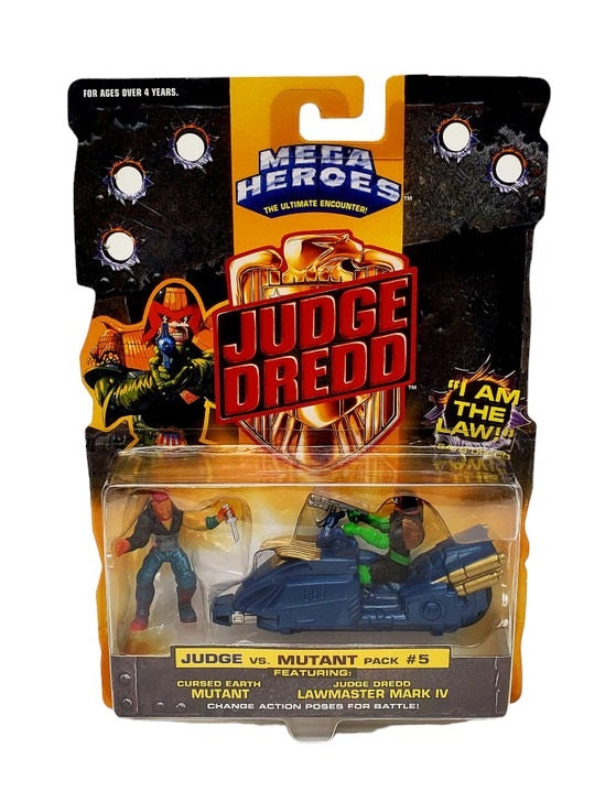Mattel Mega Heroes Ultimate Encounter Judge Dredd Judge VS. Mutant Pac