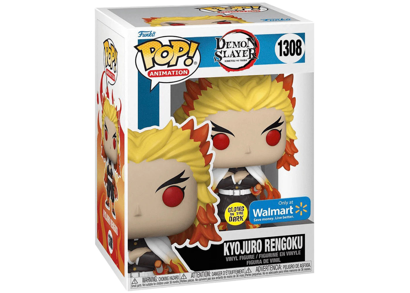 Funko Pop! Animation Demon Slayer #1308 Kyojuro Rengoku (Walmart Exclu
