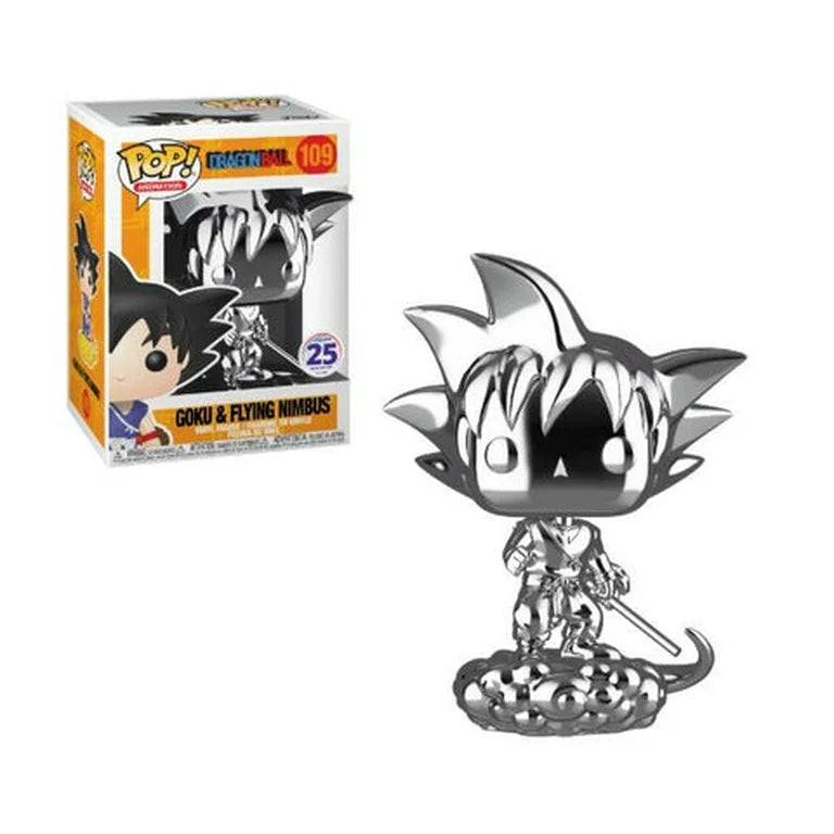 Funko Pop! Animation #109 Goku & Flying Nimbus Chrome, Dragonball Z 25