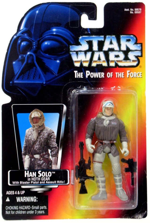 Star Wars Power Of The Force Han Solo Hoth Gear (Orange Card)