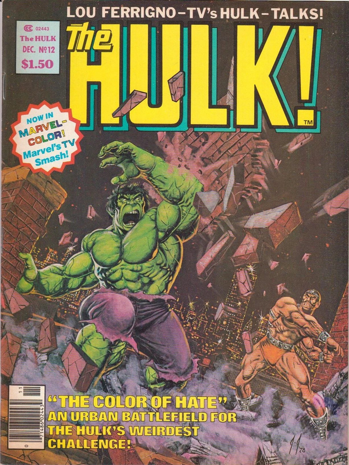 The Hulk Magazine #12 1978 Marvel