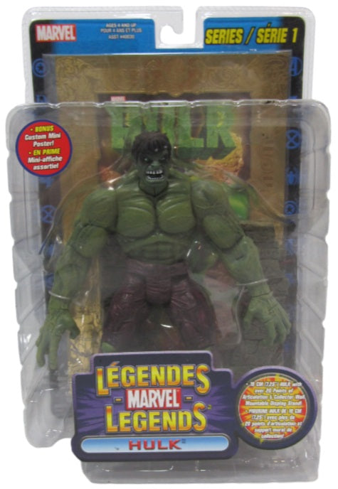 Marvel Legends Series I Hulk Gold Foil Variant