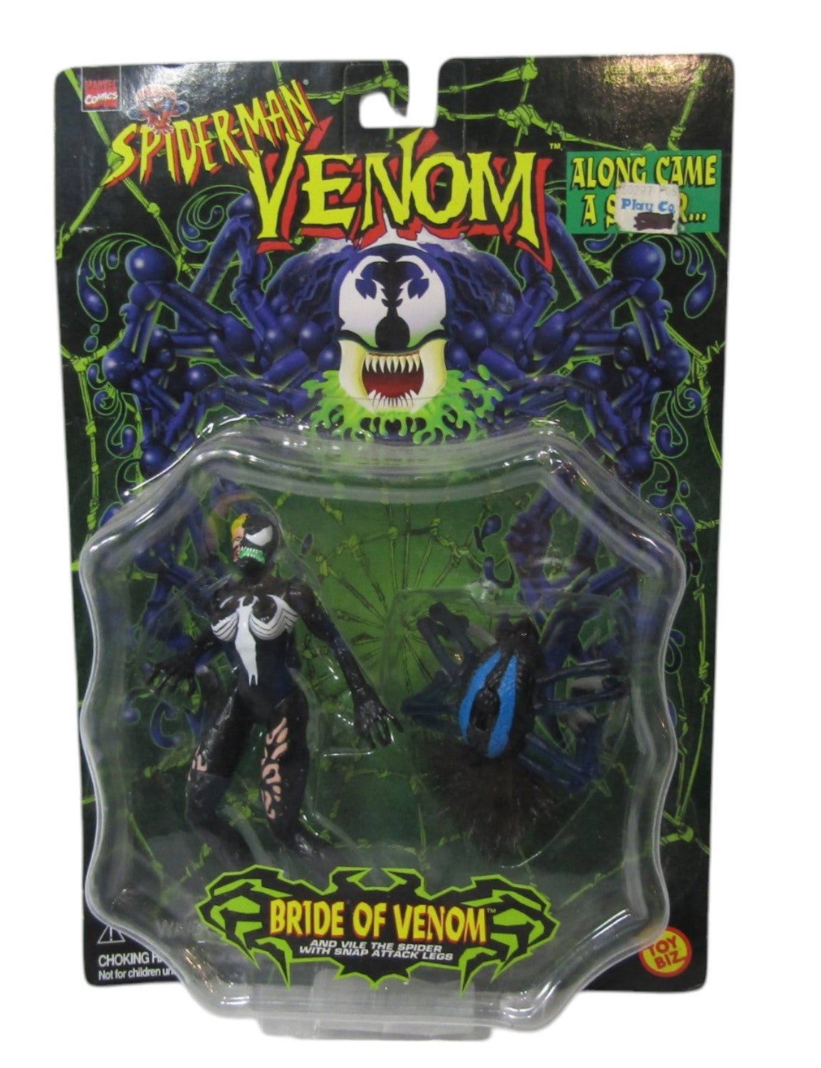 Spider-Man Venom Bride Of Venom Toybiz (Slightly Damaged Card)
