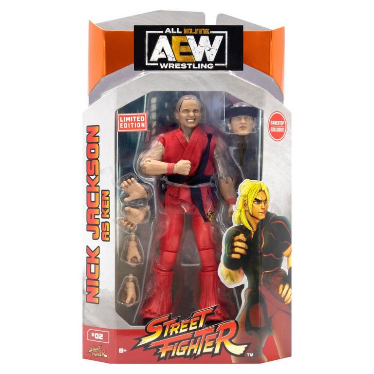 AEW Street Fighter #02 Nick Jackson as Ken, Gamestop Exclusive