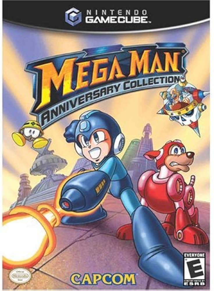 Nintendo Gamecube Mega Man Anniversary Collection (Made Case, Printed