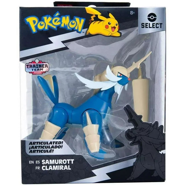 Samurott Articulated Action Figure, Pokémon Select Trainer Series