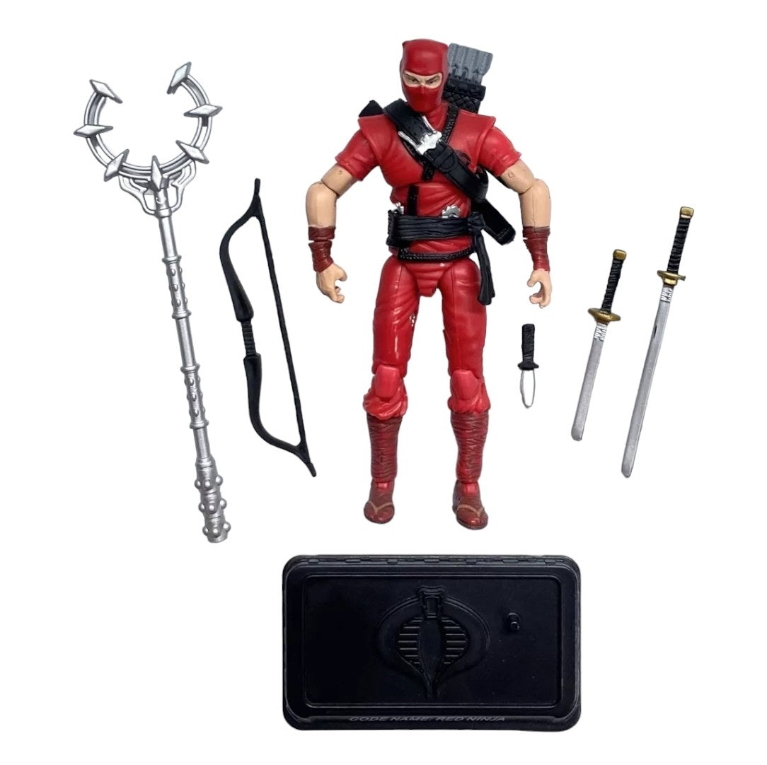 2007 GI Joe Cobra Red Ninja v2, Not Packaged Complete