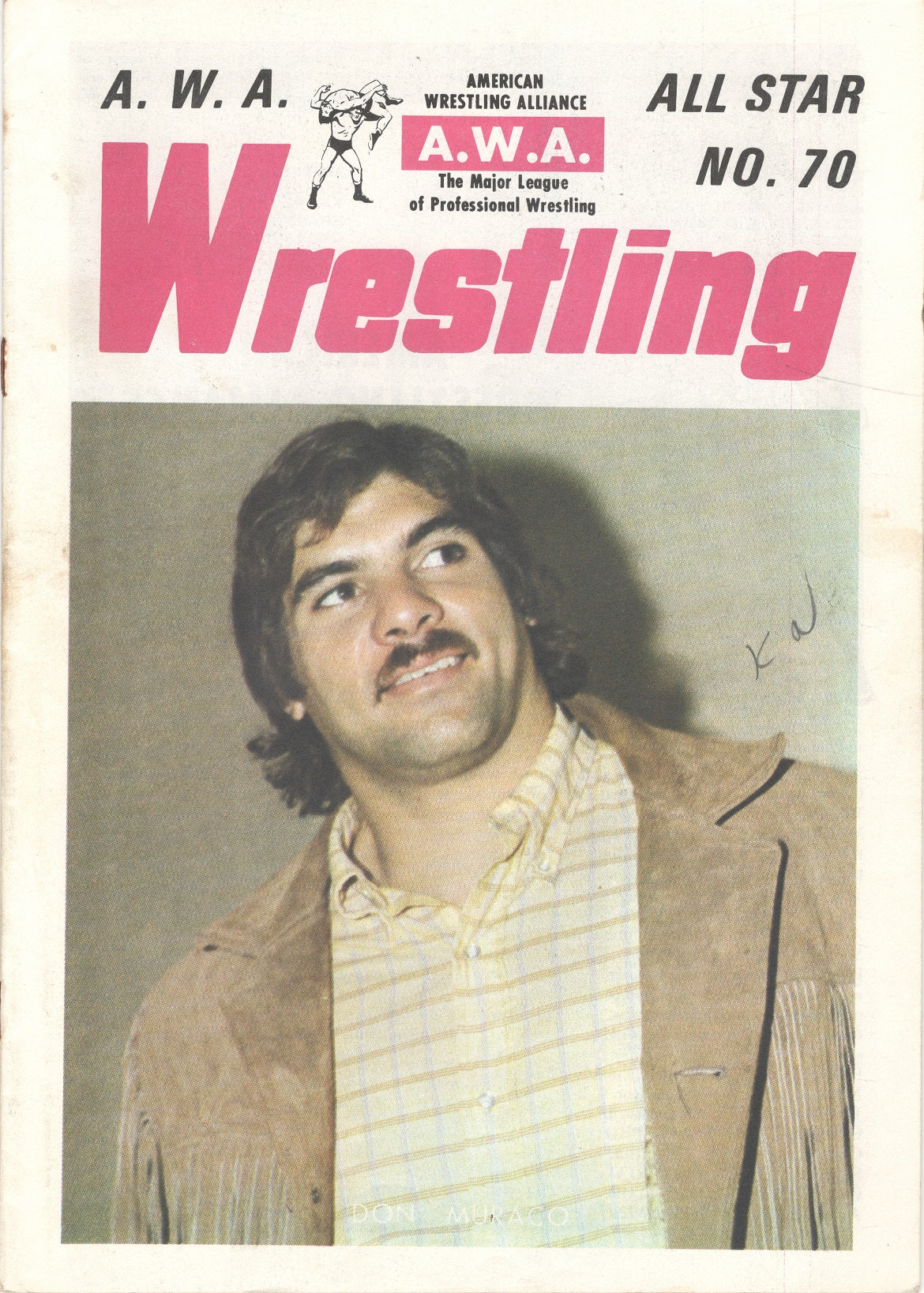 AWA Wrestling All Star Magazine #70 1972 (D)