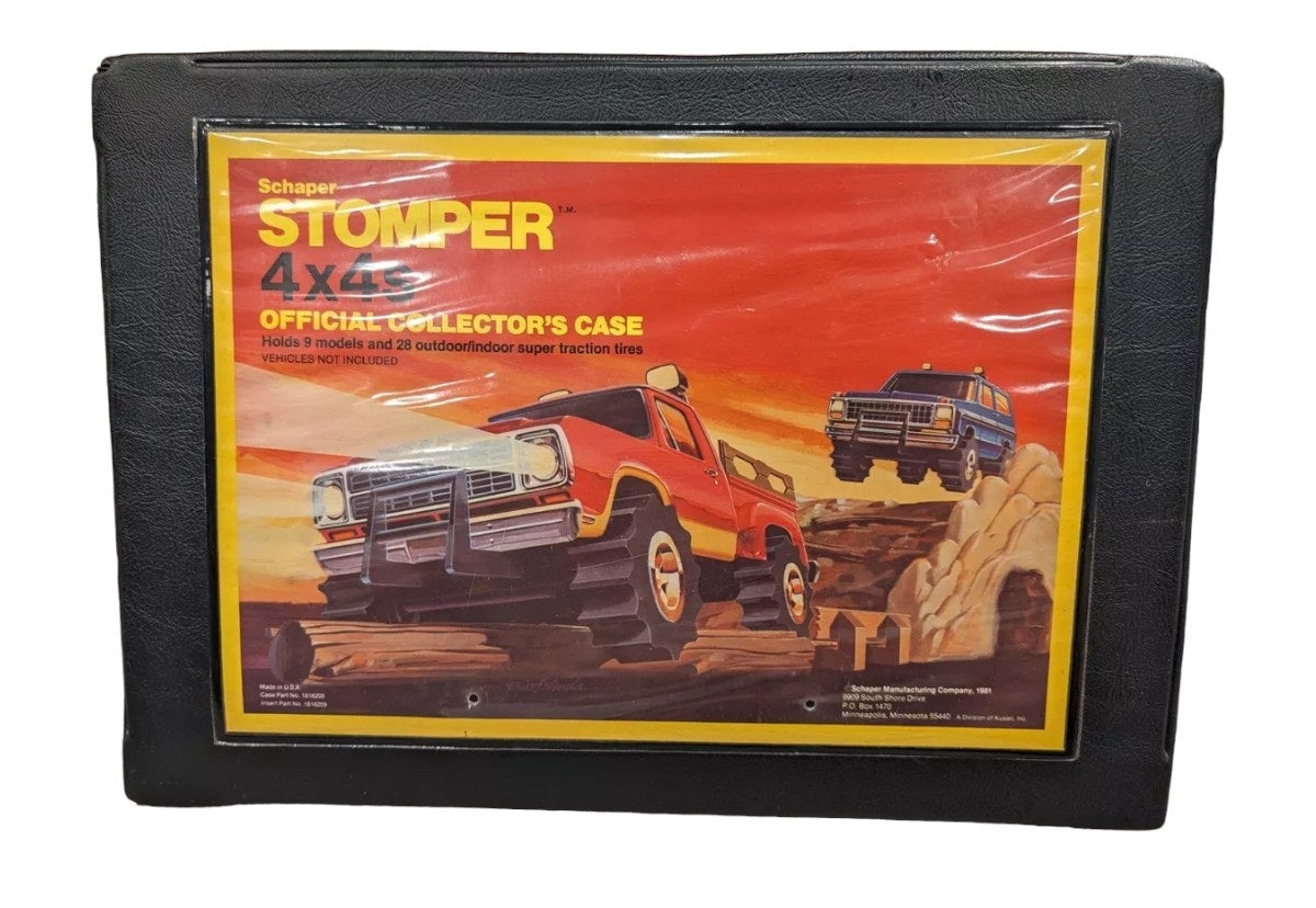 Vintage 1981 Schaper Stomper Carrying Case & Plastic Insert