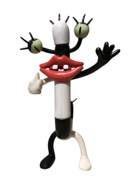 1995 Mattel Aaahh!!! Real Monsters Oblina Non Packaged Slight Discolor