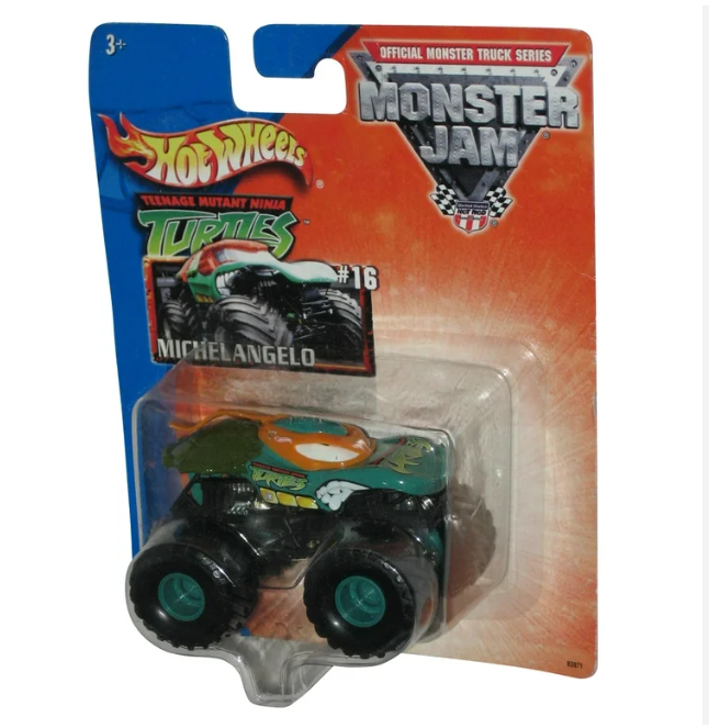 Hot Wheels Teenage Mutant Ninja Turtles Monster Jam Michelangelo #16