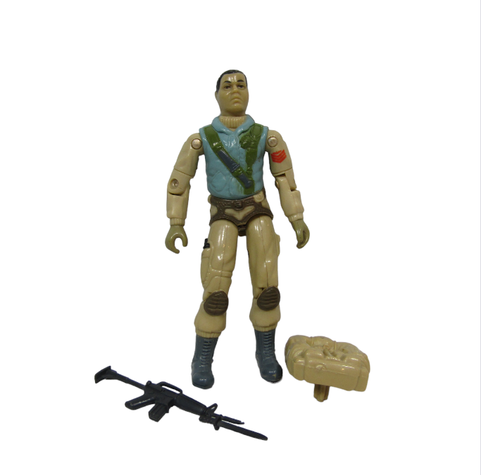 GI Joe 1983 Airborne Non Packaged Incomplete, Broken Crotch