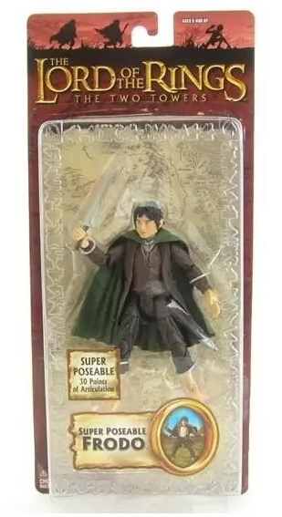 2004 Toy Biz Lord of the Rings The Two Towers Super Poseable Frodo