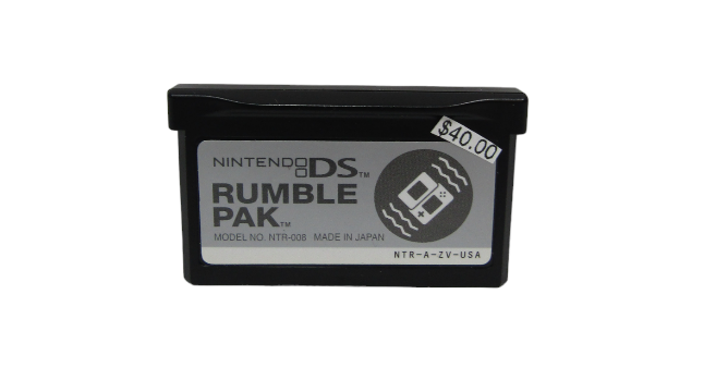 Nintendo DS Rumble Pak, Not Packaged Cartridge Only