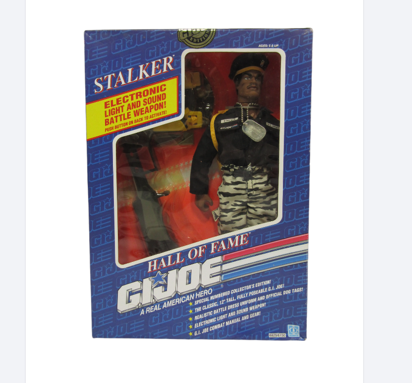 GI Joe Hall of Fame Stalker Damaged Box