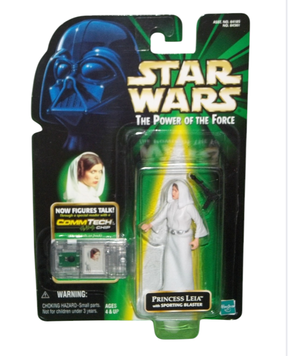 1999 Star Wars Power of the Force Princess Leia with Sporting Blaster