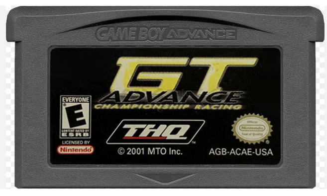 Gameboy Advance GT Advance Championship Racing Non Packaged Cartridge
